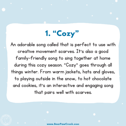 Five Winter Scarf Songs for Music and Movement - Bear Paw Creek