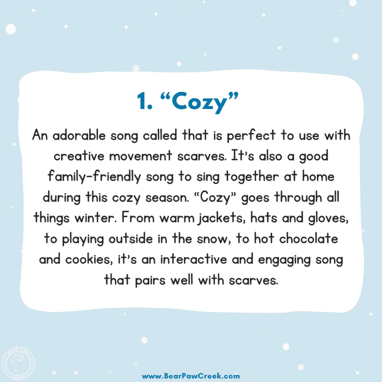 Five Winter Scarf Songs for Music and Movement - Bear Paw Creek