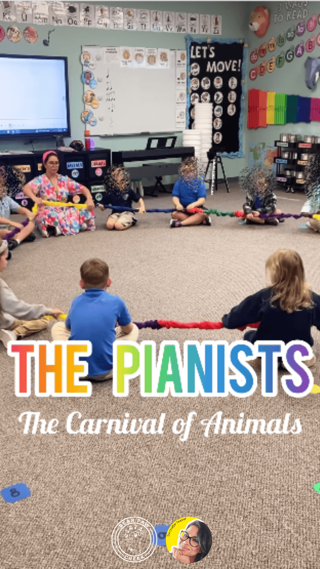 6 Stretchy Band Songs and Activity Ideas from Music Teacher, Lena Leon ...